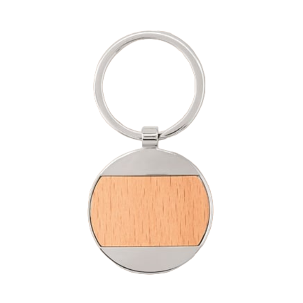 Wooden-Metallic key-rings – Plusify